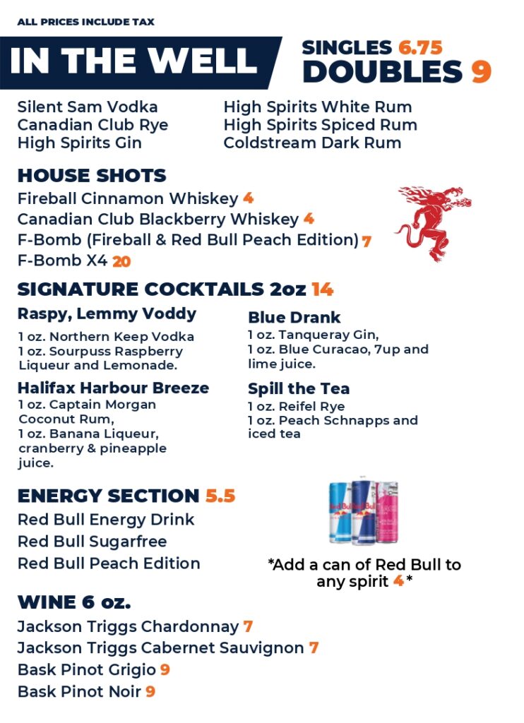Drinks Menu | Cocktails, Beer & More | The Split Crow Pub